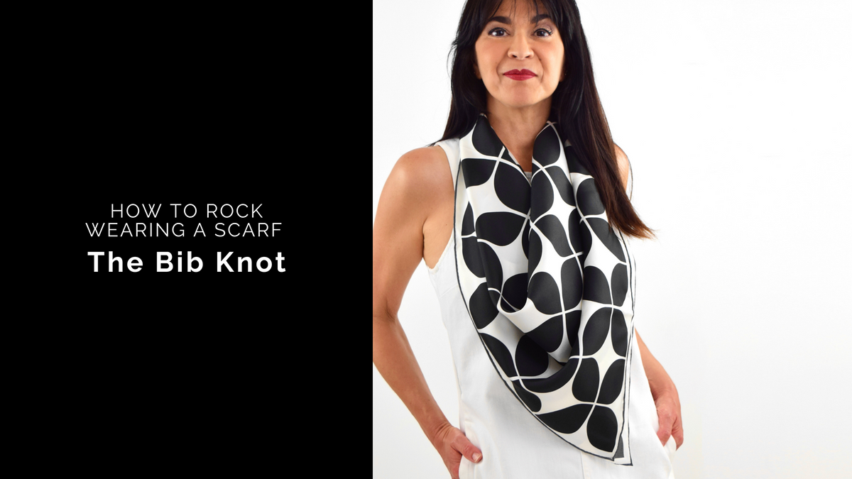 How to Wear a Scarf: The Bib Knot – THERESA DELGADO